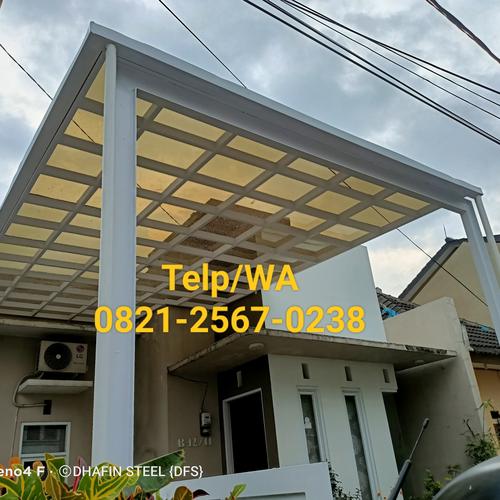 Jual canopy solartuff solarflat warna grey transparan kanopi premium ...