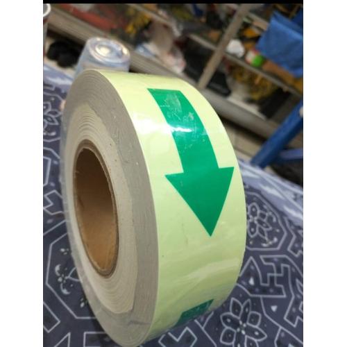 Jual STICKER GLOW IN THE DARK PANAH 5CM X10MTR STIKER PANAH FOSPOR ...