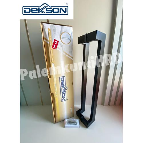 Jual Pull Handle Dekkson Deluxe SQ PH DL809 40x20x640x600 Matt Black ...