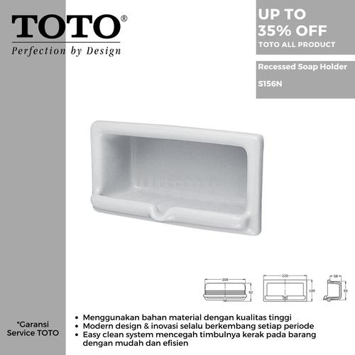 Promo Soap Holder TOTO S156N / Tempat Sabun Tanam TOTO / Tempat Sabun ...