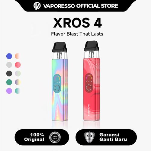 Jual VAPORESSO XROS 4 Pod Kit 1000mAh Vape Pod 100% Original - Sunset ...