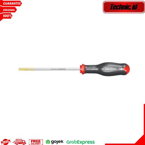 Jual Facom Obeng Minus Screwdriver 4x100 Mm AT4X100 Tahan Korosi Obeng ...