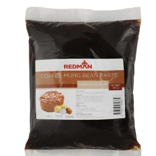Jual NEW REDMAN MOONCAKE FILLING PREMIUM COFFEE MUNG BEAN PASTE 1KG ...