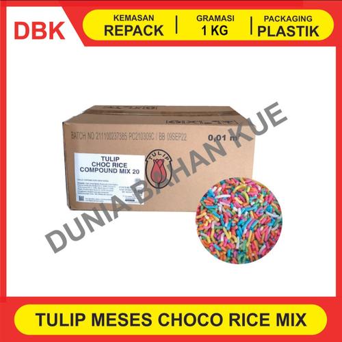 Jual TULIP MESES WARNA WARNI CHOCORICE MIX REPACK 1 KG / MEISES / CERES ...