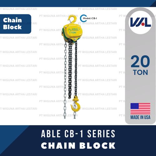 Jual Chain Block 20 ton x 5 mtr Able/ Chain Hoist - Kota Tangerang - PT ...