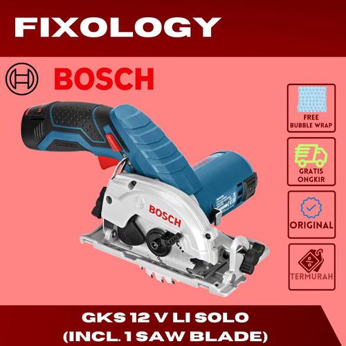Jual Mini Cordless Circular Saw 85mm Bosch GKS 12V Li Solo Include Mata ...