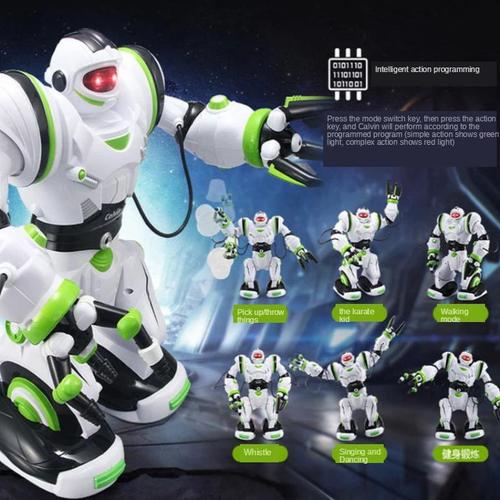 Jual NEW Remote Control Fighting Robot With LED Light Touch Robot Sing ...