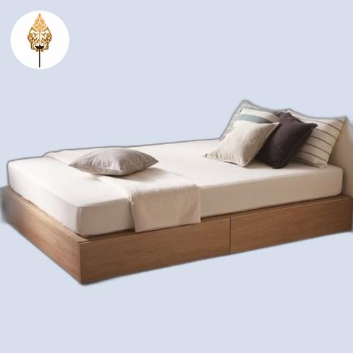 Jual DIPAN KAYU SOLID MAHOGANY DIVAN 2 LACI REL STORAGE BED SINGLE BED ...