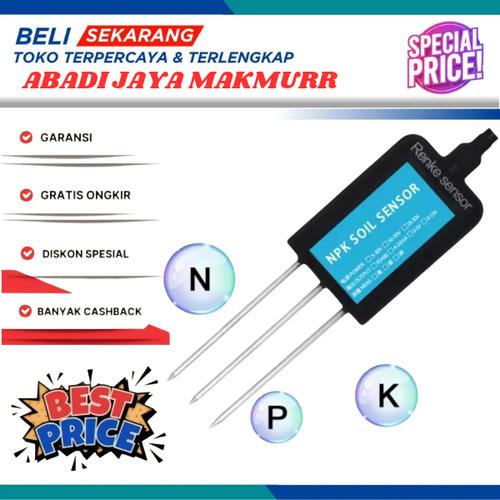 Jual RS485 Soil NPK Sensor nitrogen phosphorus Potassium tester 3 in 1 ...