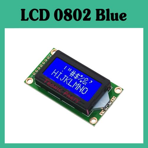 Jual LCD 8x2 0802 2x8 Blue Color Backlight Warna Biru Karakter Character - Kota Tangerang ...