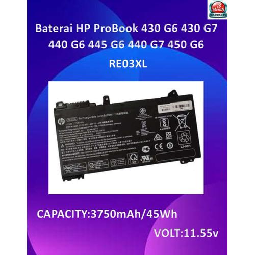 Jual Baterai HP ProBook 430 G6 430 G7 440 G6 445 G6 440 G7 450 G6 ...