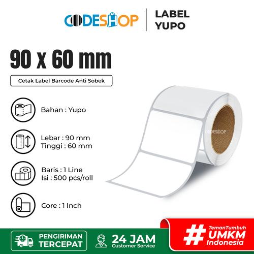 Jual Stiker Label Sparepart Motor Mobil Asset Yupo 90x60 mm Awet Tahan ...