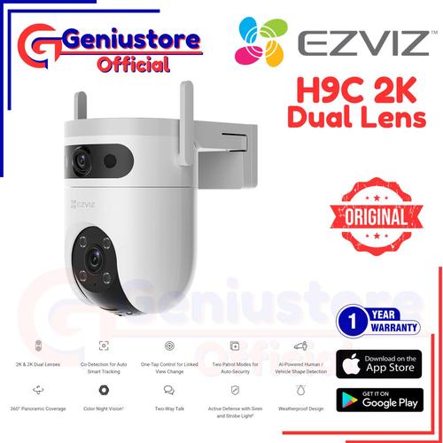 Jual Ezviz H9C Dual Lens 3mp + 3mp Smart Home IP Camera CCTV Outdoor ...