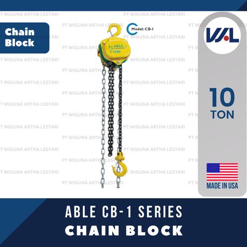 Jual Chain Block 10 ton x 3 mtr Able/ Chain Hoist - Kota Tangerang - PT ...