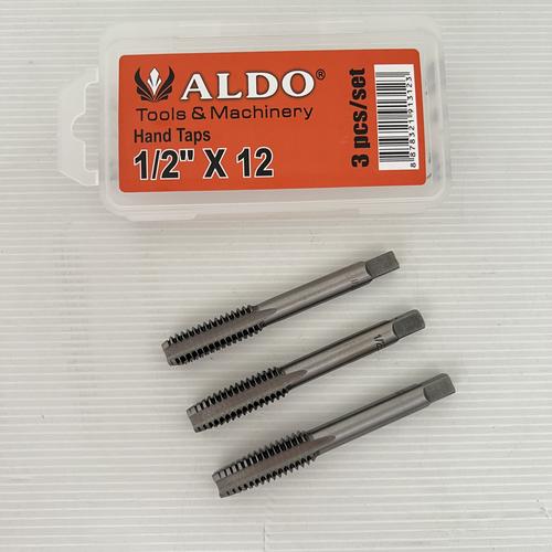 Jual HAND TAP INCH ALDO / Mata tap pembuat drat baut (Ukuran lengkap ...