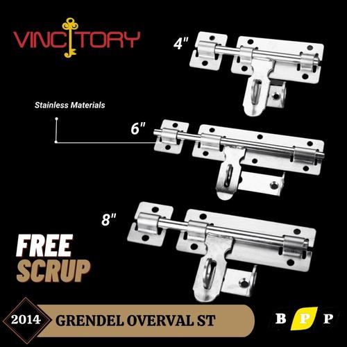 Promo Grendel Overval Stainless Vincitory / Selot Gembok Pintu 2 ...