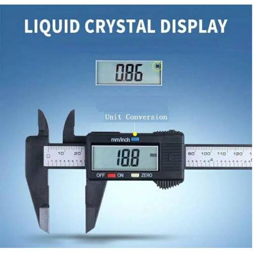 Jual Jangka Sorong Sketmat Sigmat Digital Vernier Caliper Murah Carbon Alat Ukur Dimensi Akurasi ...
