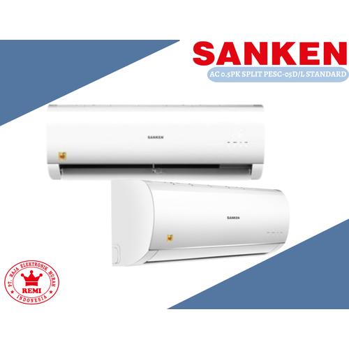 Jual AC Split Sanken 0.5PK PESC-05D/L Alat Pendingin Ruangan 1/2PK ...