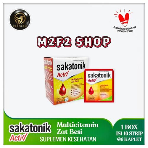 Jual Sakatonik Activ Liver Kaplet Dewasa Multivitamin Zat Besi - Harga ...