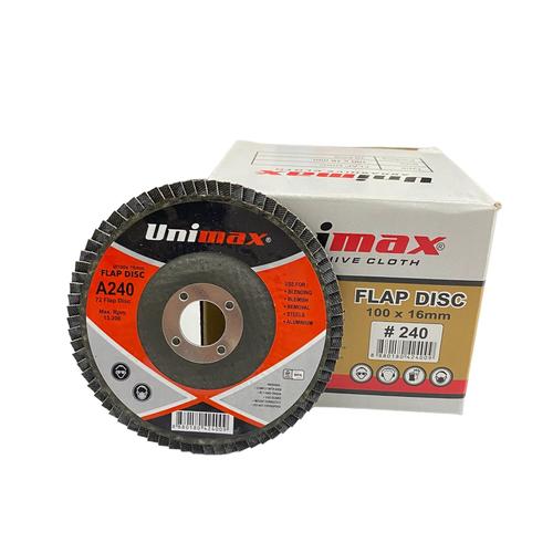 Jual Amplas susun / amplas flap disc 4" unimax aldo - #240 - Kota ...