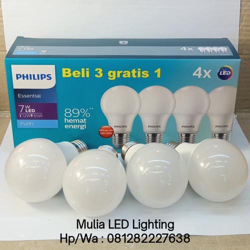 Jual Philips LED Bulb lampu bohlam Paket Essential 7 Watt - Jakarta ...