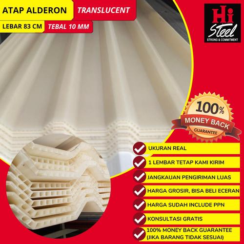 Jual Atap Alderon 10mm X 830mm (Translucent) - 3 Meter - Kab. Bogor ...