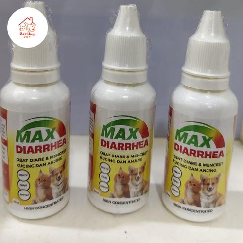 Jual Max Diarrhea obat diare dan mencret untuk kucing dan anjing 30ml ...