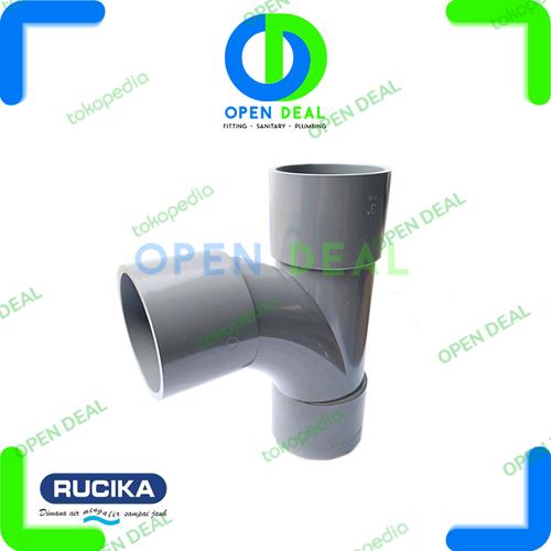 Jual Rucika Tee Way AW 3 in 90 derajat PVC / Radius TEE AW 3 in RUCIKA ...
