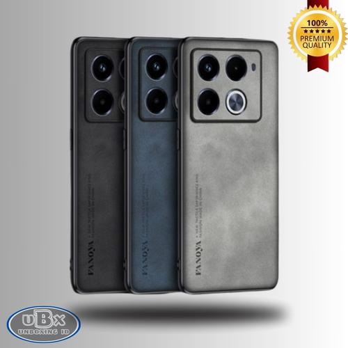 Jual CASING INFINIX NOTE 40 PRO PLUS CASE LEATHER PREMIUM SOFT CASE ...