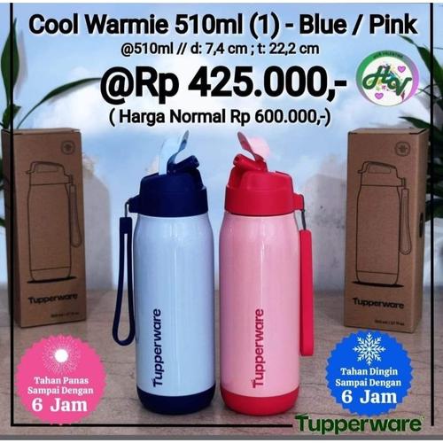 Jual insulated botol Tupperware Cute Cool Warmie 330ml termos - 510ml-pink - Jakarta Barat ...
