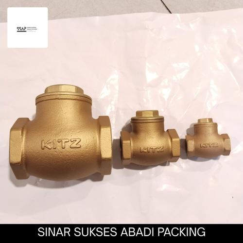 Jual Check Valve KITZ kuningan 1" ( inch ) / Swing Check Brass Kuningan - Jakarta Barat - SINAR ...