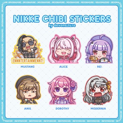 Jual Stiker NIKKE Chibi Goddess of Victory Sticker - Mustang - Jakarta ...