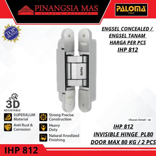 Jual PALOMA Engsel Tanam Invisible Concealed Hinge Pintu Jendela IHP ...