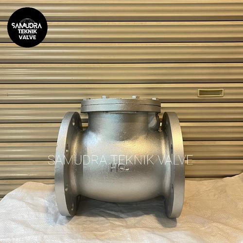 Jual SWING CHECK VALVE 8" INCH DN200 JIS 10K HQ FLANGE CAST IRON ...