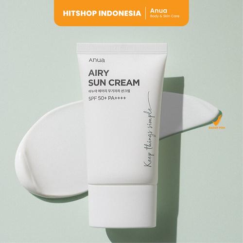 Jual Anua Airy Sun Cream SPF 50+ PA++++ (50ml) Sunscreen Sunblock Wajah ...