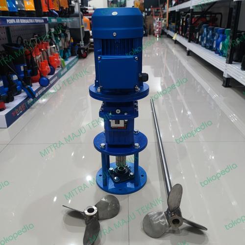 Jual AGITATOR MIXER KIMIA SS304 0,5HP 0,37KW 4 POLE WITH GEAR BOX ...