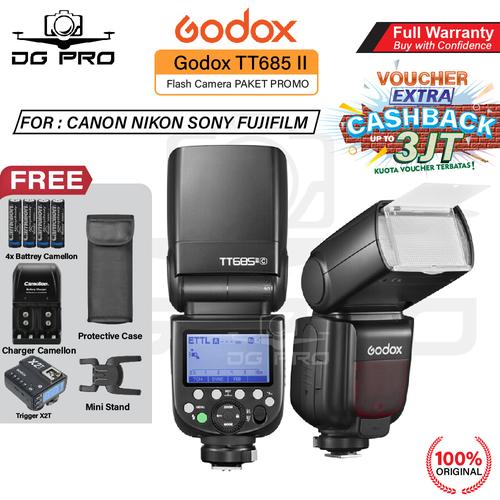 Jual Godox TT685 II TT685II Fujifilm TTL Flash Speedlite - FUJIFILM ...