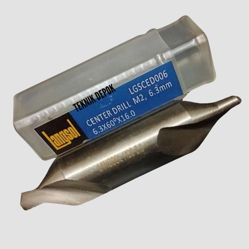 Jual Center Drill M2 x 6.3 mm Mata Bor Bubut Langsol 60 Derajat x 16 mm ...