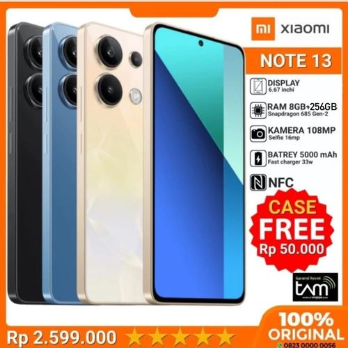 Jual XIAOMI REDMI NOTE 13 RAM 8GB/256GB GRS RESMI - Hitam - Kota Depok ...