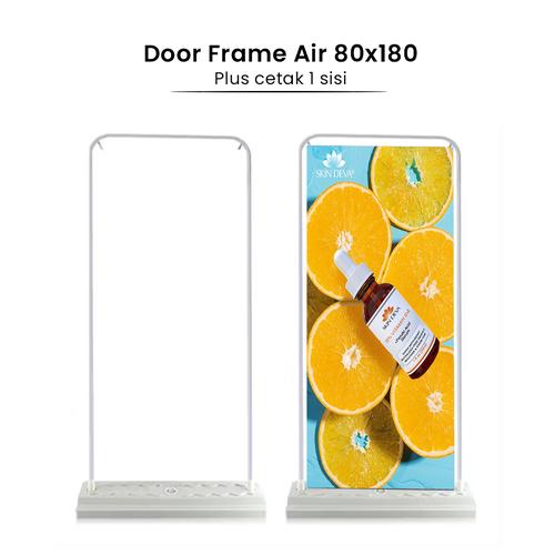 Jual Door frame Banner Stand Banner 60x160 cm Plus Cetak 2 Sisi Free ...