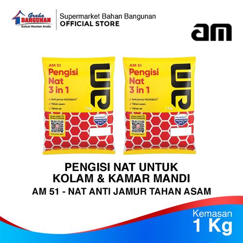 Jual Pengisi Nat Keramik Granit Kolam dan Kamar Mandi AM 51 - NAT Anti ...