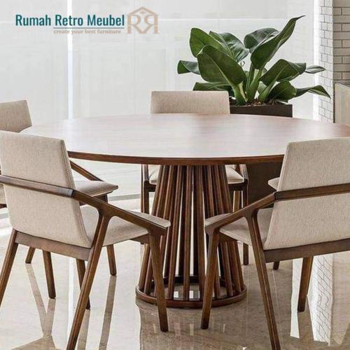 Jual MEJA MAKAN BUNDAR MINIMALIS MODERN /MEJA MAKAN CAFFE /MEJA MEETING ...