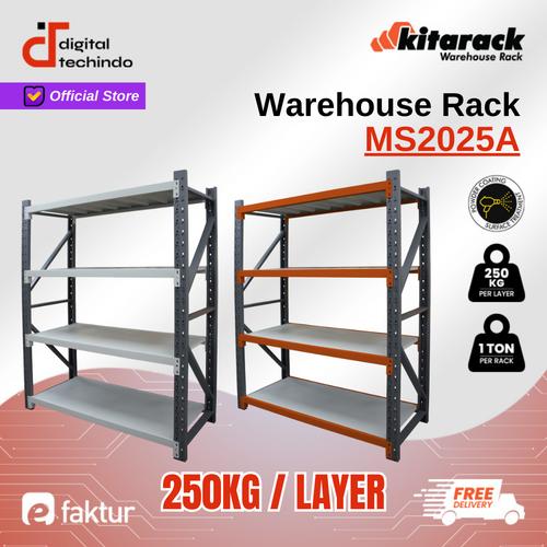 Promo KITARACK MS2025 Abu Series Warehouse Rack 2.5 Meter Light Duty ...