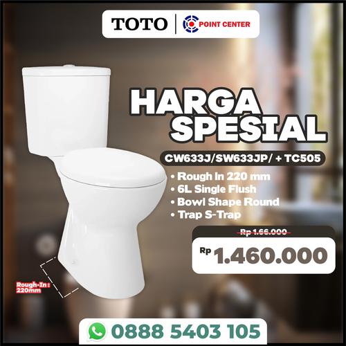 Jual TERHEMAT TOTO PROMO KLOSET DUDUK CW633 /SW633 +TC505 - Kab ...
