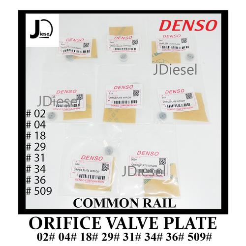 Jual ( New ) Denso Orifice Common Rail Injector Valve cv Plate - 36 ...