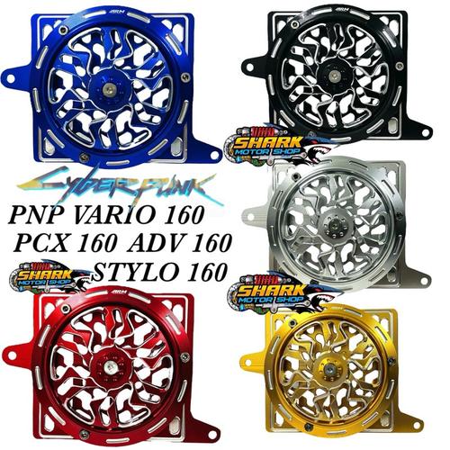 Jual Cover Spinner Radiator FULL CNC PNP STYLO 160, VARIO 160, PCX 160 ...