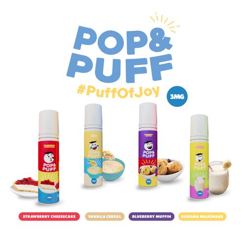 Promo Liquid Freebase POP & PUFF 60 mL (3 MG) - Vanilla Cereal ...