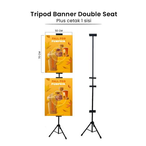 Jual Tripod Banner Stand Banner Atas Bawah Dengan Cetak Banner Flexy 4 ...