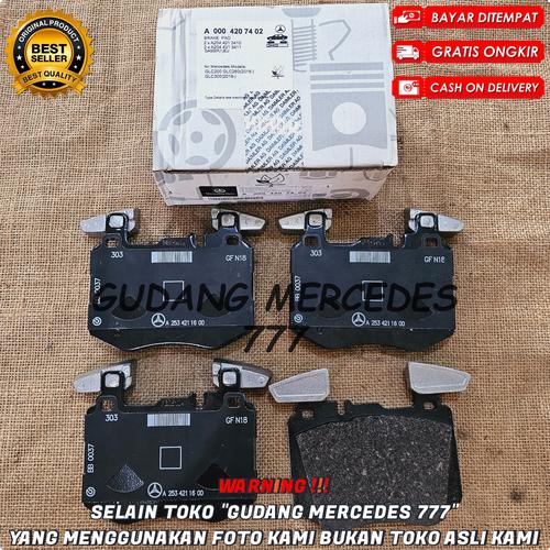Jual KAMPAS REM DEPAN MERCEDES BENZ W253 GLC200 GLC250 GLC400 BRAKE PAD ...