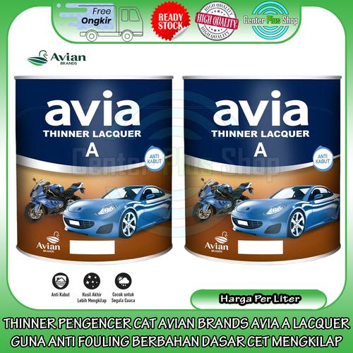 Jual THINNER TINER AVIAN AVIA A 1 LTR THINNER LACQUER PENGENCER CAT SYNTHETIC TENER THINER ...